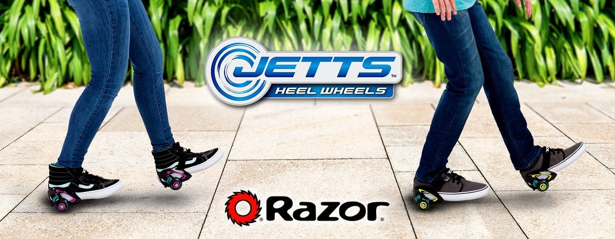 Razor Jetts Mini Heel Wheels Topuk Kaykayı Pink | Razor